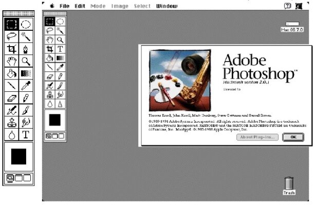 Adobe Photoshop: история развития версий, создание