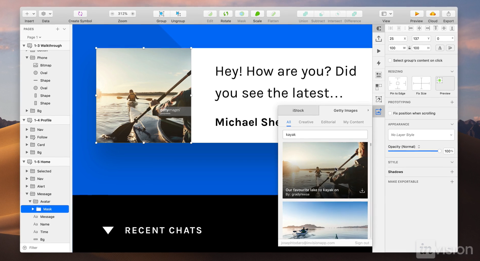 InVision Studio | О приложении для дизайнеров UI/UX